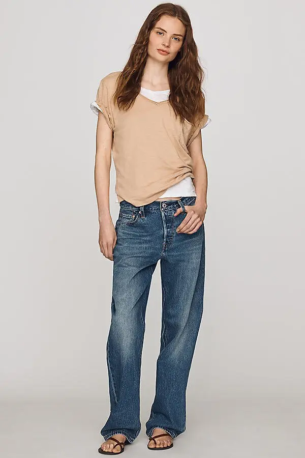 LEVI'S 501 '90s Lightweight Mid-rise Straight Jeans - Fine Forever