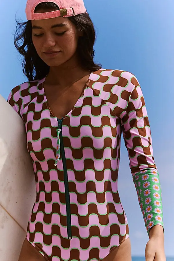 FEEL NOMADE Manantiales Surf Suit - Flower Power