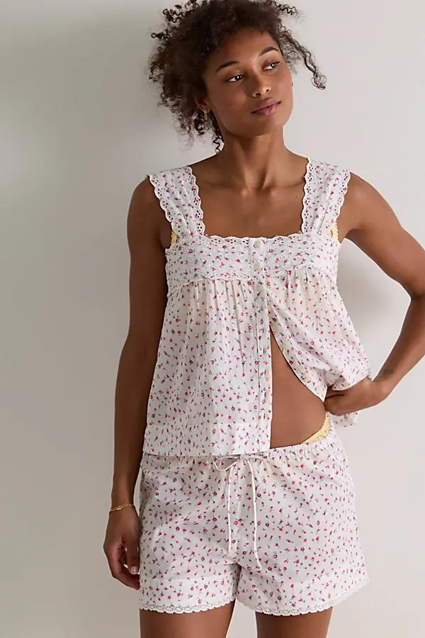 DAMSON MADDER Harrietta Pj Set - Cream