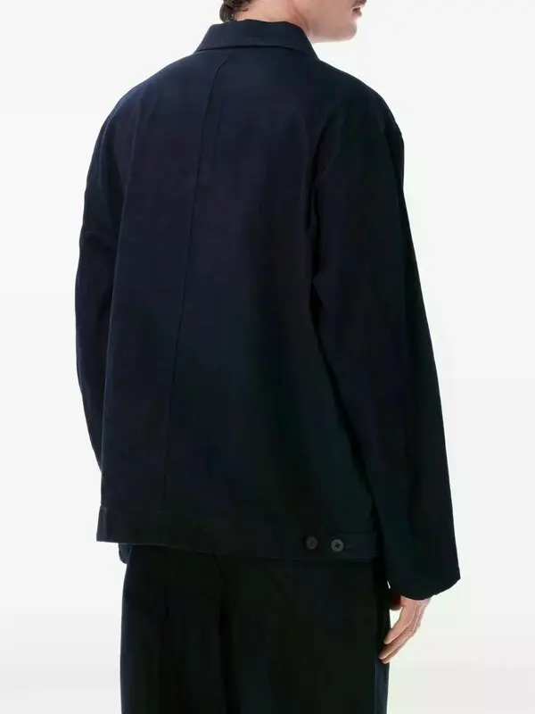 STILL BY HAND Patch Pocket Button-up Jacket