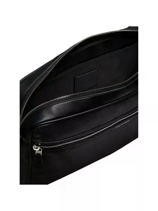 Calvin Klein Perforated Logo Plaque Messenger Bag