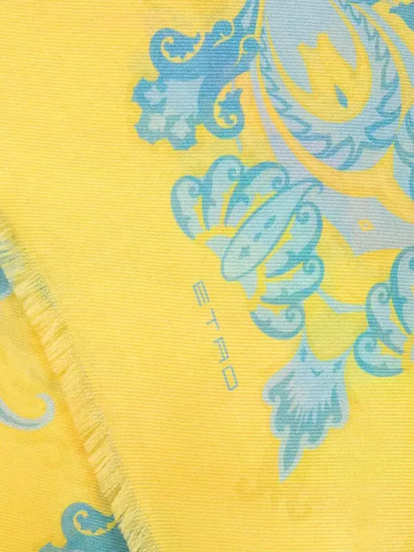Etro Paisley-print Scarf - Yellow