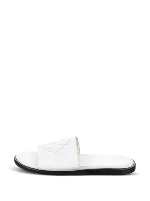 Chrome Hearts Leather Cross-patch Sandals
