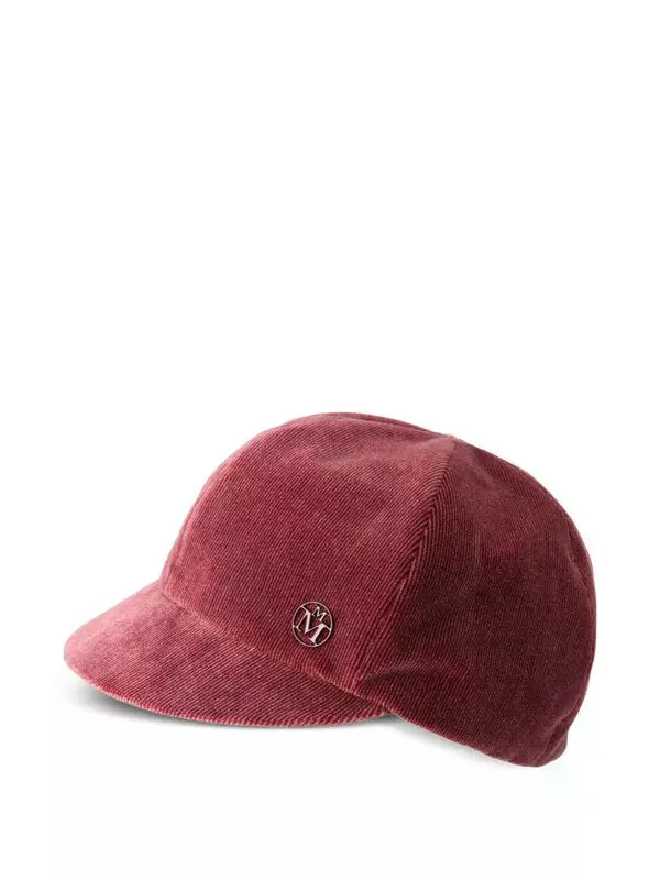 MAISON MICHEL Emy Corduroy Cap - Red