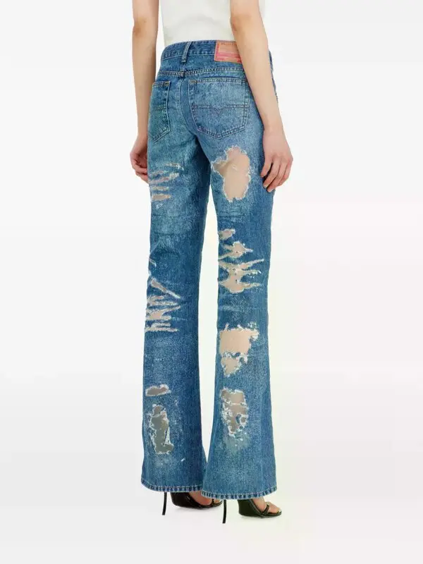 DIESEL® X Tinder 1969 D-ebbey Distressed-effect Jeans
