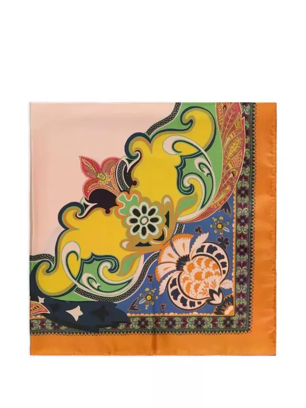 Etro Paisley-print Scarf - Neutrals