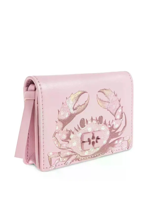 GANNI Crab-print Wallet