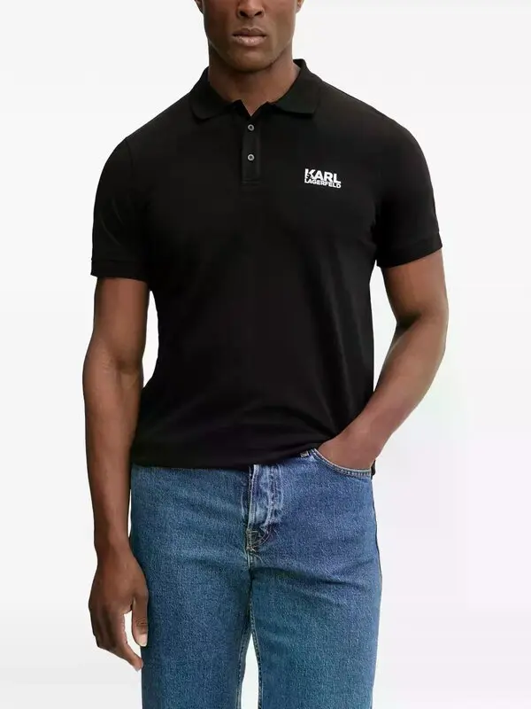 Karl Lagerfeld Logo Polo Shirt