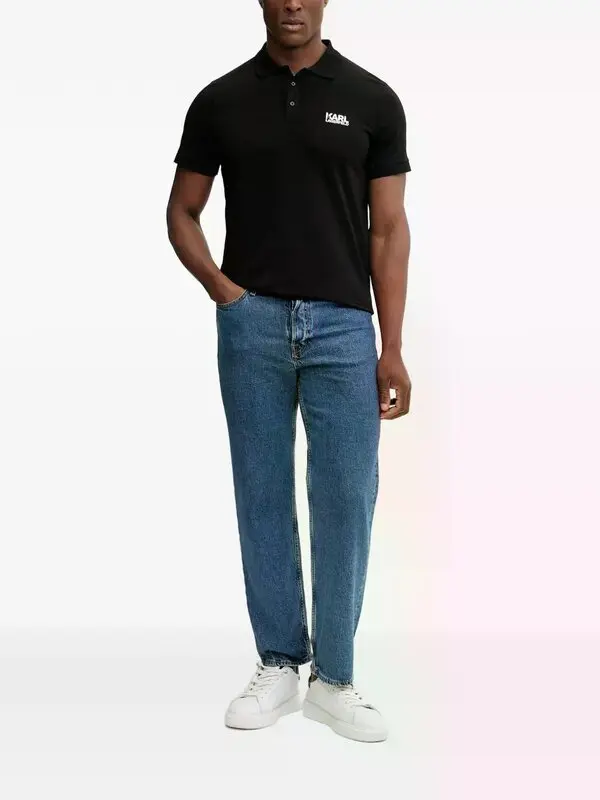 Karl Lagerfeld Logo Polo Shirt