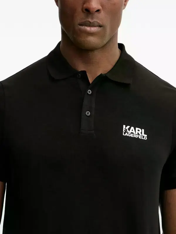 Karl Lagerfeld Logo Polo Shirt