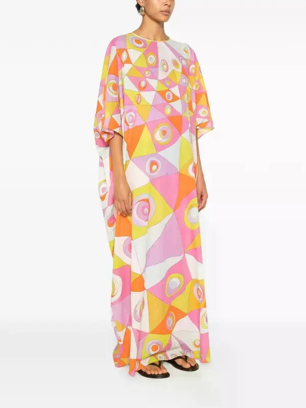 Emilio Pucci Iride Print Maxi Dress