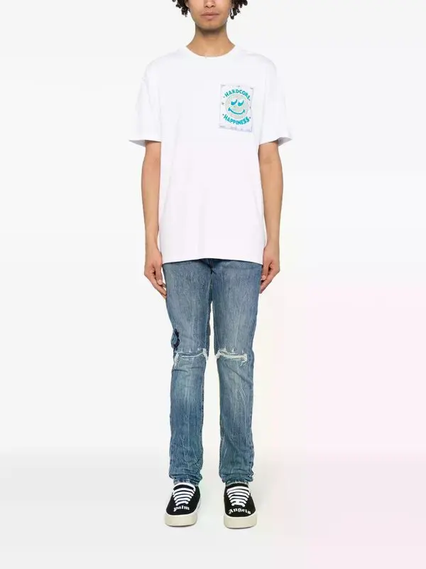 Ksubi Distressed Straight-leg Jeans