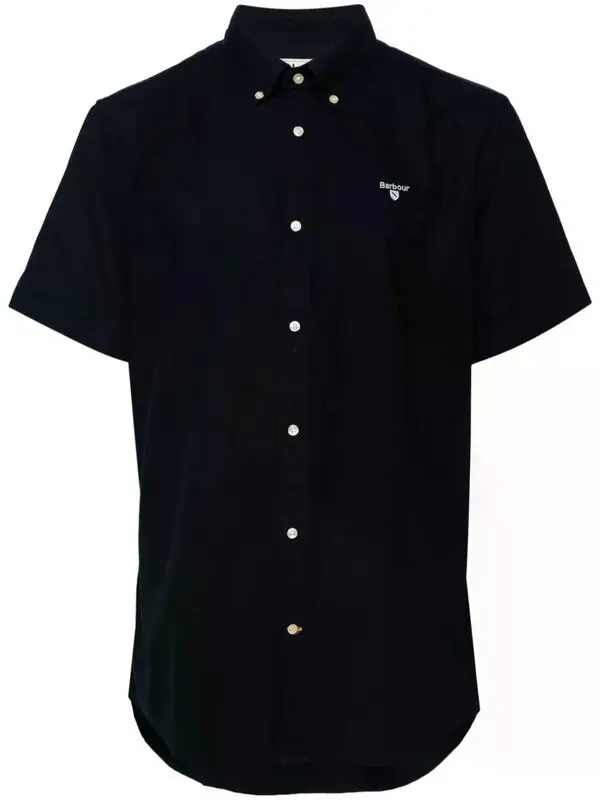 Barbour Embroidered-logo Cotton Shirt