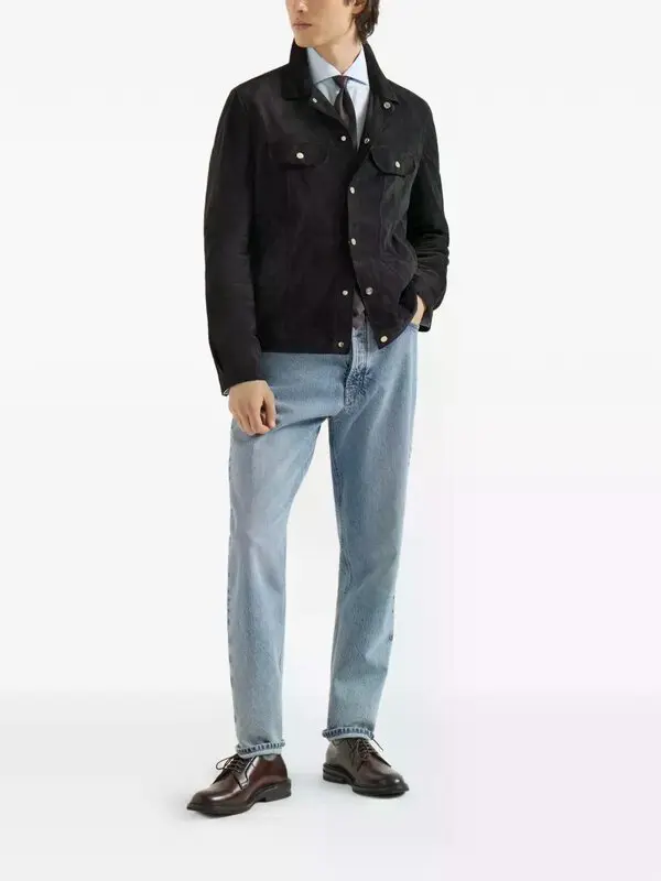 Brunello Cucinelli Suede Four-pocket Jacket