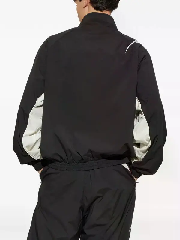 REPRESENT Logo-embroidered Panelled Jacket
