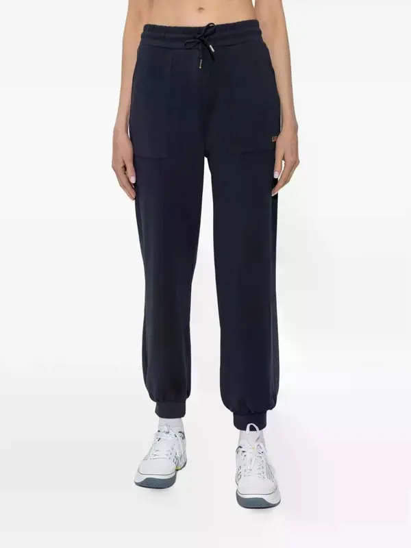 EA7 Navy Logo Plaque Track Pants