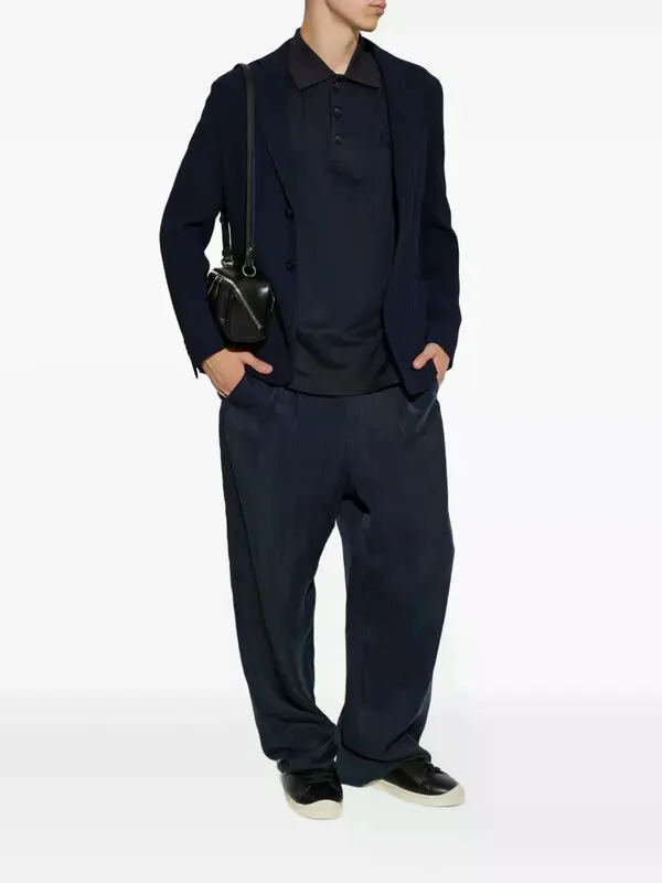 Giorgio Armani Logo-embroidered Polo Shirt