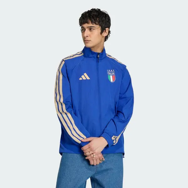 Adidas Italy Home Anthem Track Jacket - Bold Blue