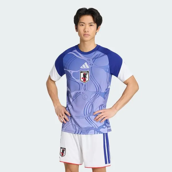 Adidas Japan 26 Home Pre Match Jersey White - White / Japan Blue