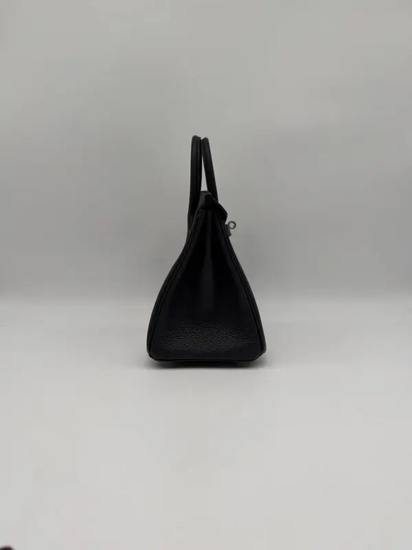 Hermès Togo Leather Palladium Hardware Birkin 25 - Black