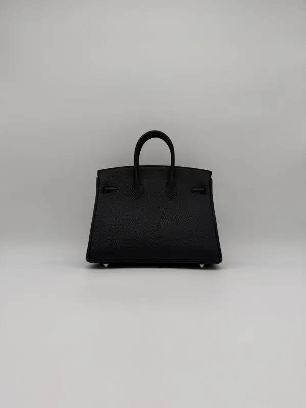 Hermès Togo Leather Palladium Hardware Birkin - Black