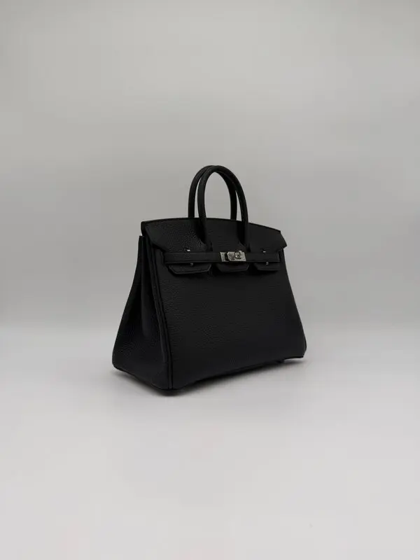 Hermès Togo Leather Palladium Hardware Birkin - Black