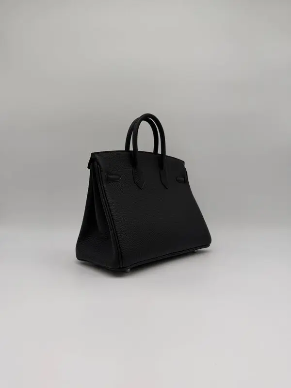 Hermès Togo Leather Palladium Hardware Birkin - Black