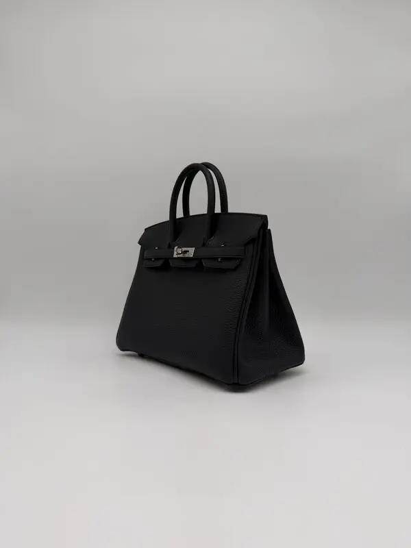 Hermès Togo Leather Palladium Hardware Birkin - Black