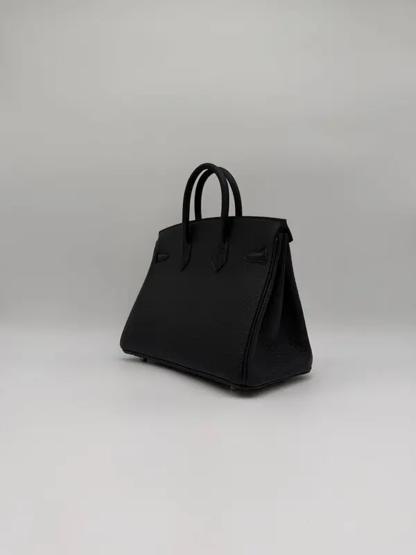 Hermès Togo Leather Palladium Hardware Birkin - Black