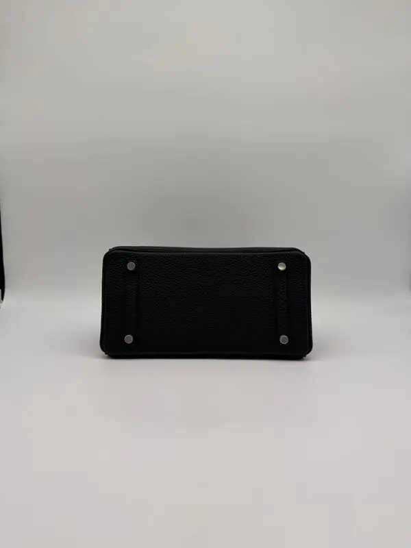 Hermès Togo Leather Palladium Hardware Birkin - Black