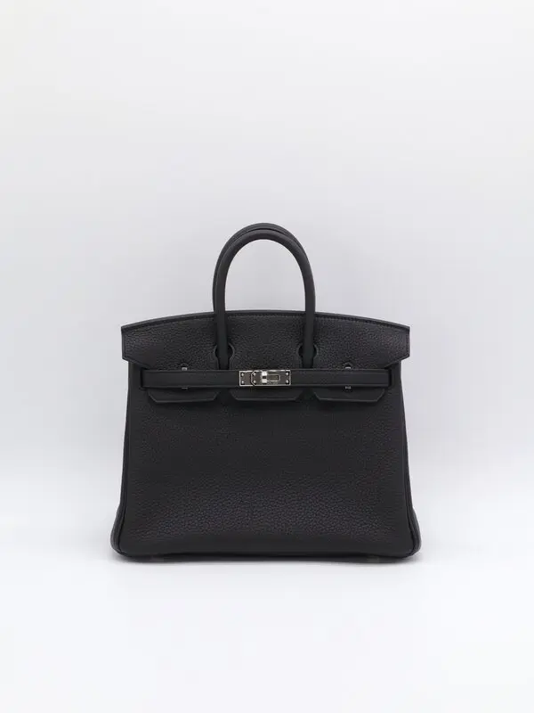 Hermès Togo Leather Palladium Hardware Birkin - Black