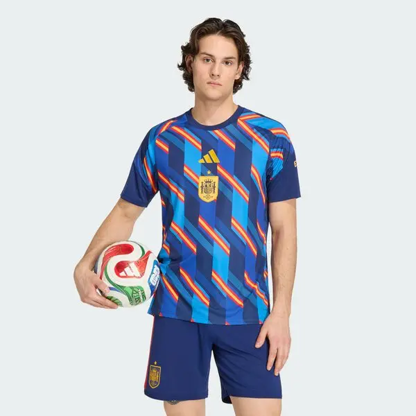 Adidas Spain 26 Home Pre Match Jersey - Dark Blue