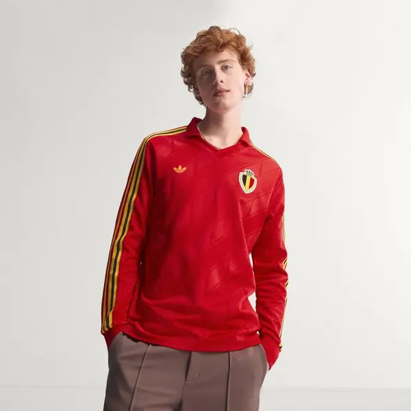 Adidas Belgium Home Jersey 1986 - Red