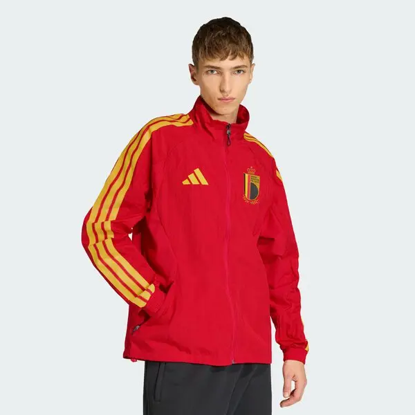 Adidas Belgium Home Anthem Track Jacket - Red