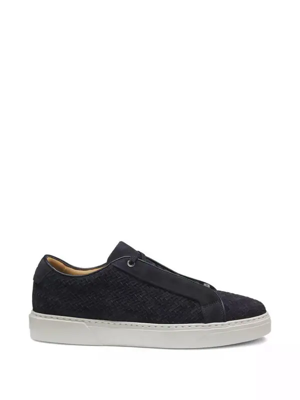 BOSS Textured Lace-up Sneakers