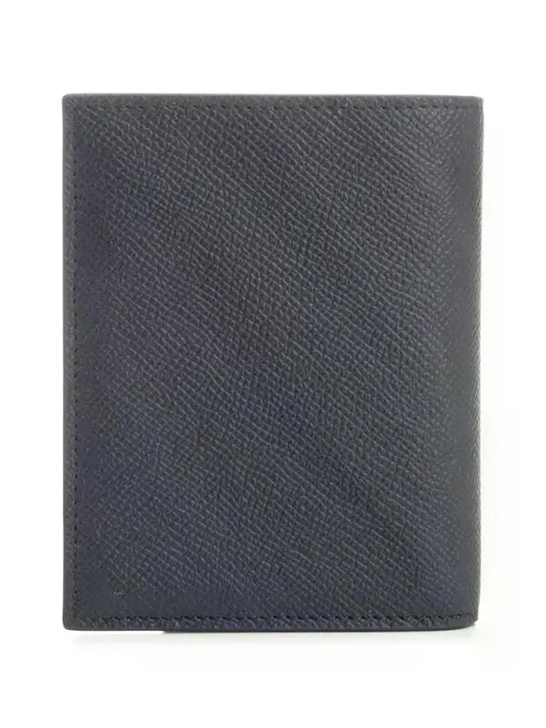 FERRAGAMO Mini Gancini-plaque Grained-leather Wallet