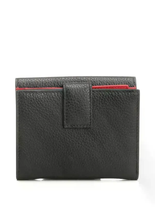 FERRAGAMO Gancini-plaque Leather Wallet