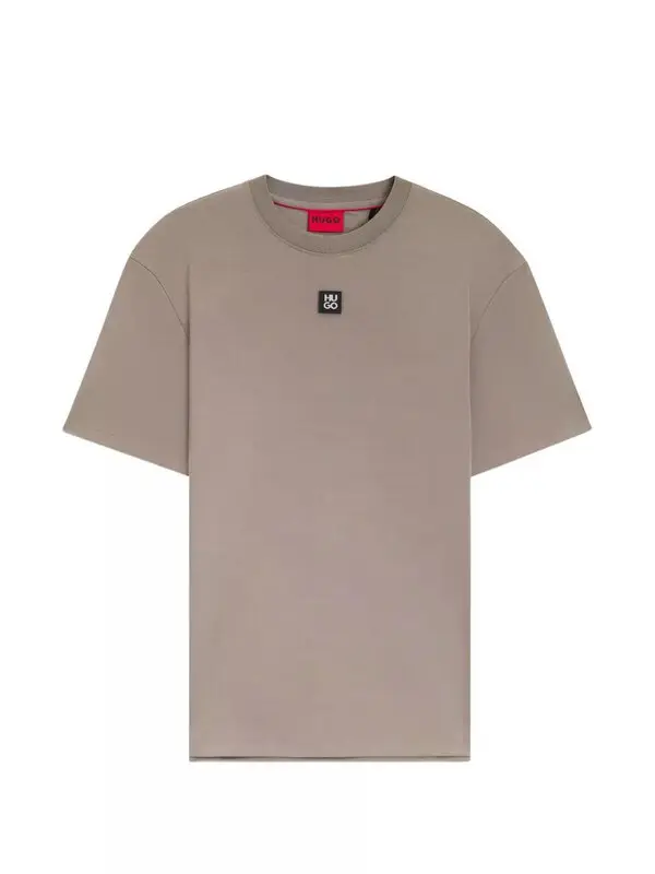 Hugo Crew-neck Logo-patch T-shirt