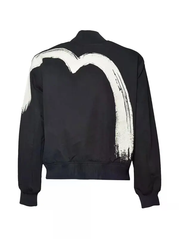 EVISU Bomber Jacket With Seagull Print
