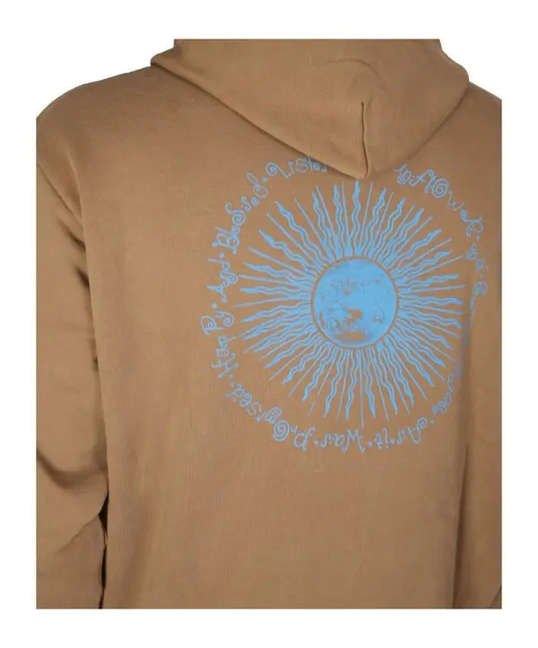 SUNFLOWER Long-sleeved Hooded Sweatshirt With Back Graphic