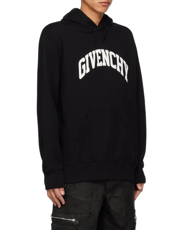 Givenchy Logo Printed Drawstring Hoodie