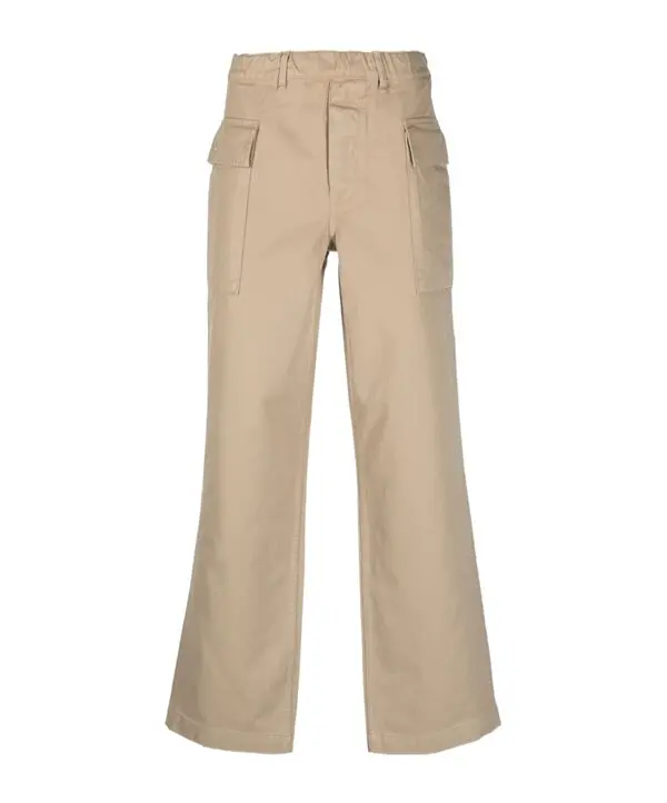 SUNFLOWER Straight-leg Cargo Casual Pants - Nude