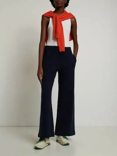 THE ROW Wide Leg Wool Slacks