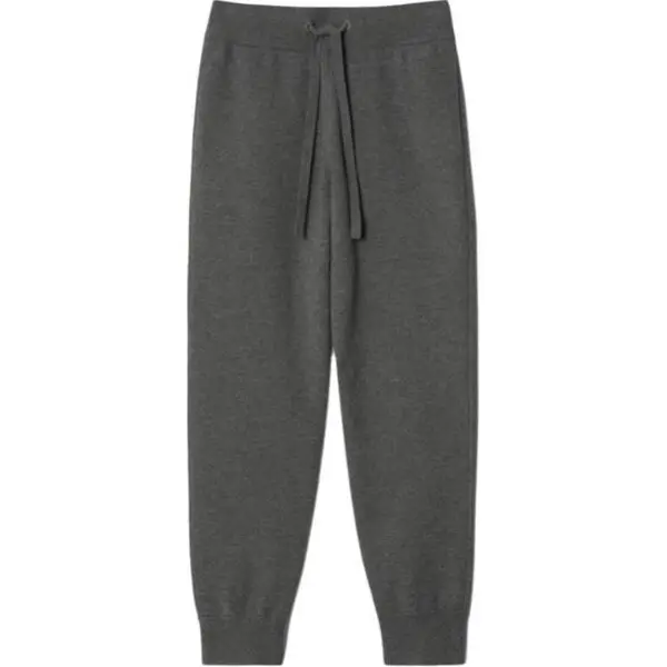Burberry Larkan Cashmere Blend Jogging Pants - Storm Gray Blended