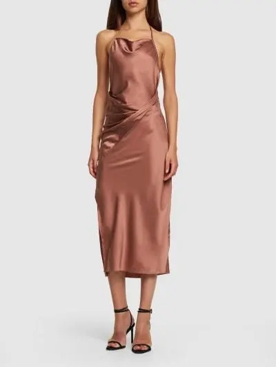 Helmut Lang Draped Detail Dress
