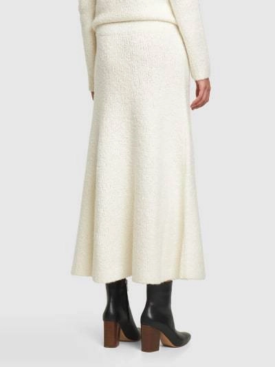 Gabriela Hearst Elastic Waist Ruffled Skirt