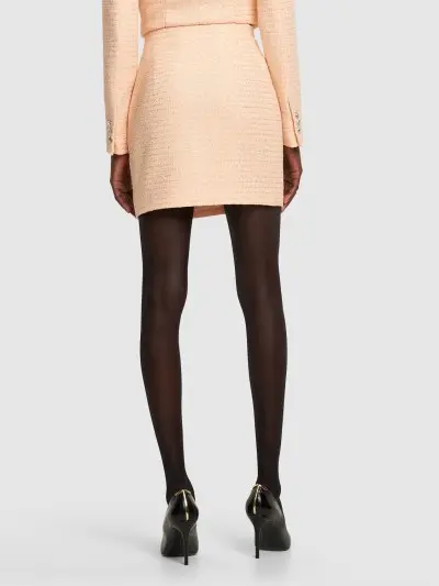 Alessandra Rich Sequined Mini Skirt