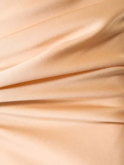 Alessandra Rich Lace-up Detail Maxi Dress