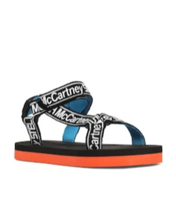 Stella McCartney Logo Flat Sandals
