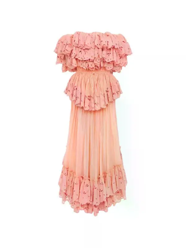 Chloé Eyelet Maxi Dress